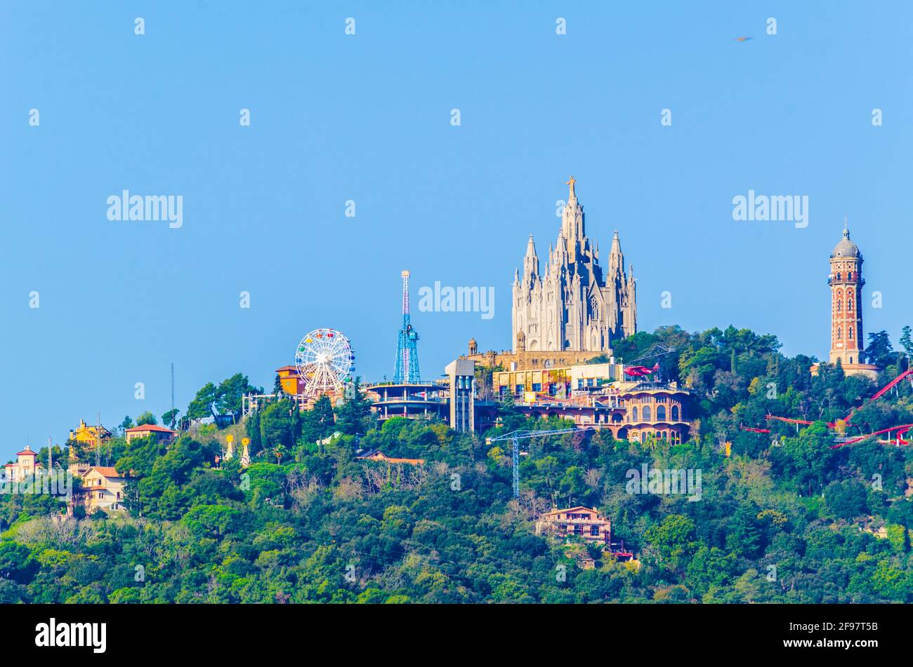 Barcelona tibidabo roller coaster hi-res stock photography and images ...