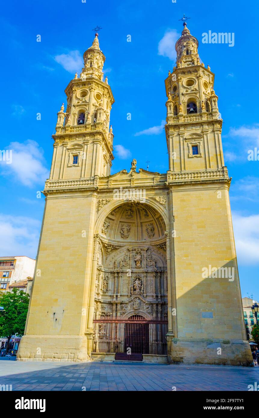 Concatedral de Santa Maria de La Redonda in the spanish city Logrono ...
