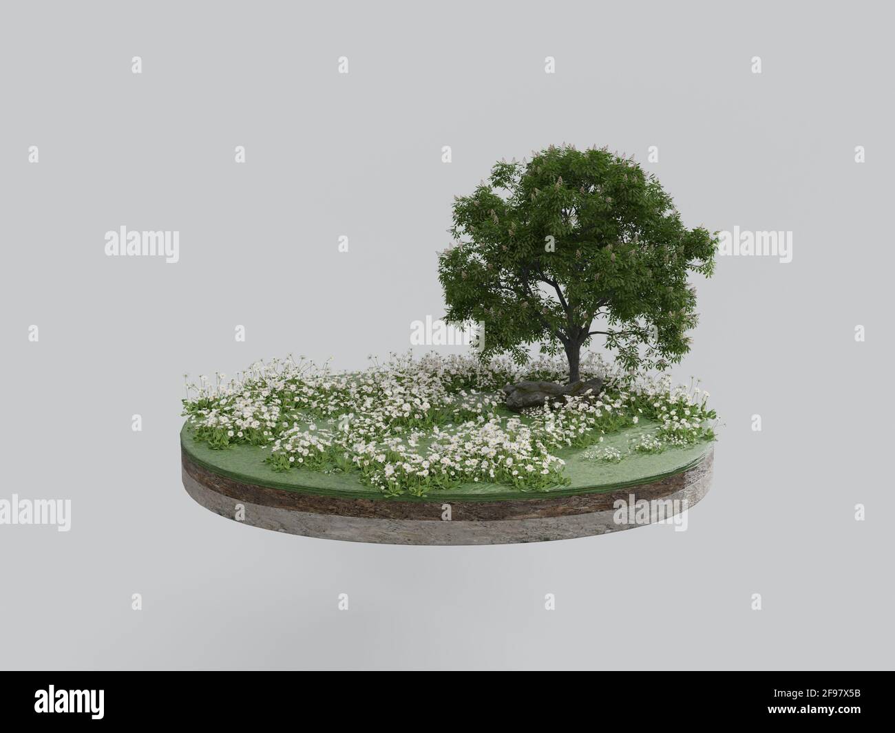 3d illustration cross section ground hi-res stock photography and ...