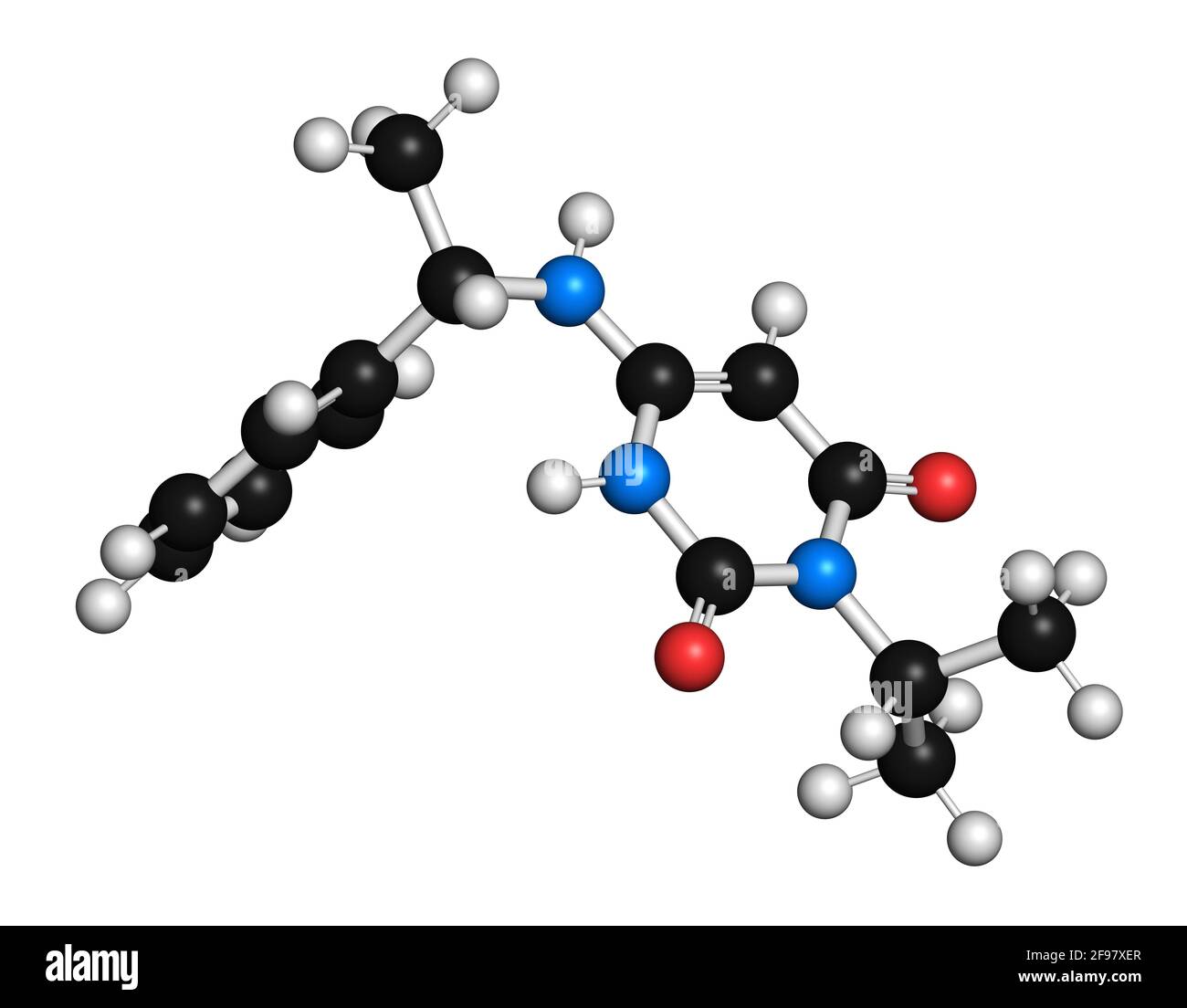 Mavacamten drug molecule, illustration Stock Photo - Alamy