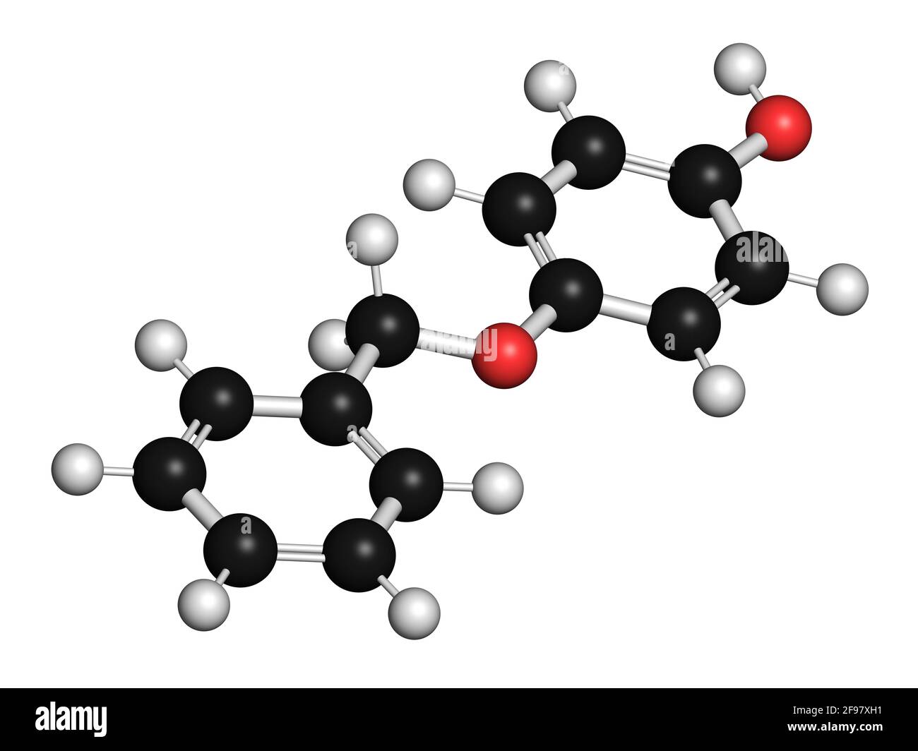 Monobenzone drug molecule, illustration Stock Photo - Alamy