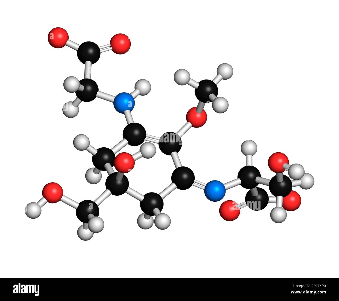 Shinorine sunscreen molecule, illustration Stock Photo - Alamy