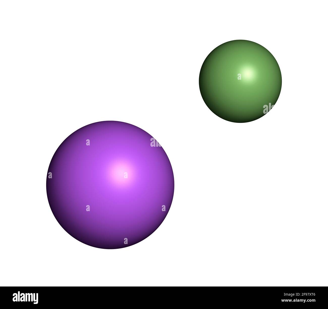 Sodium fluoride chemical structure, illustration Stock Photo - Alamy
