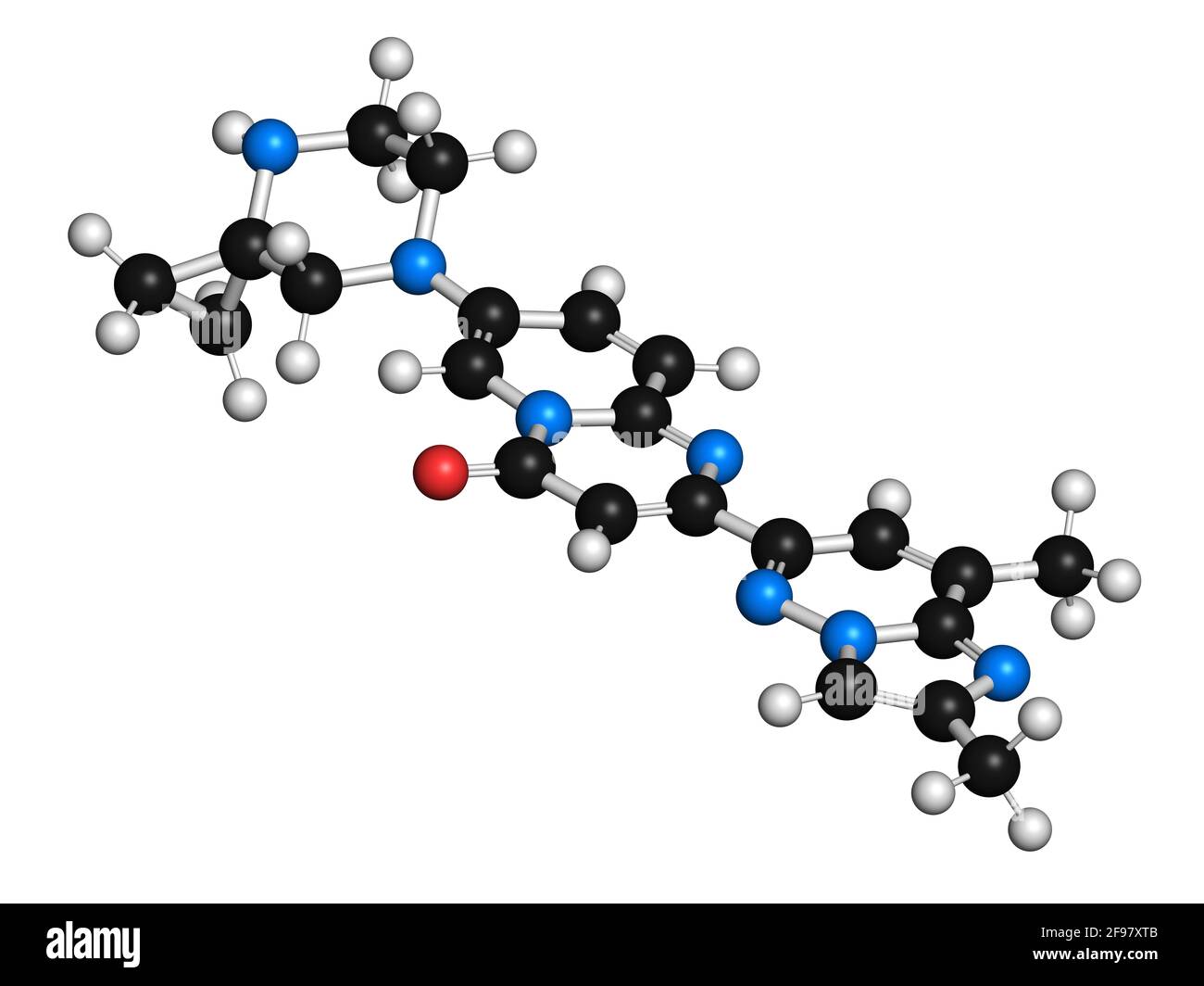 Risdiplam muscular atrophy drug molecule, illustration Stock Photo - Alamy