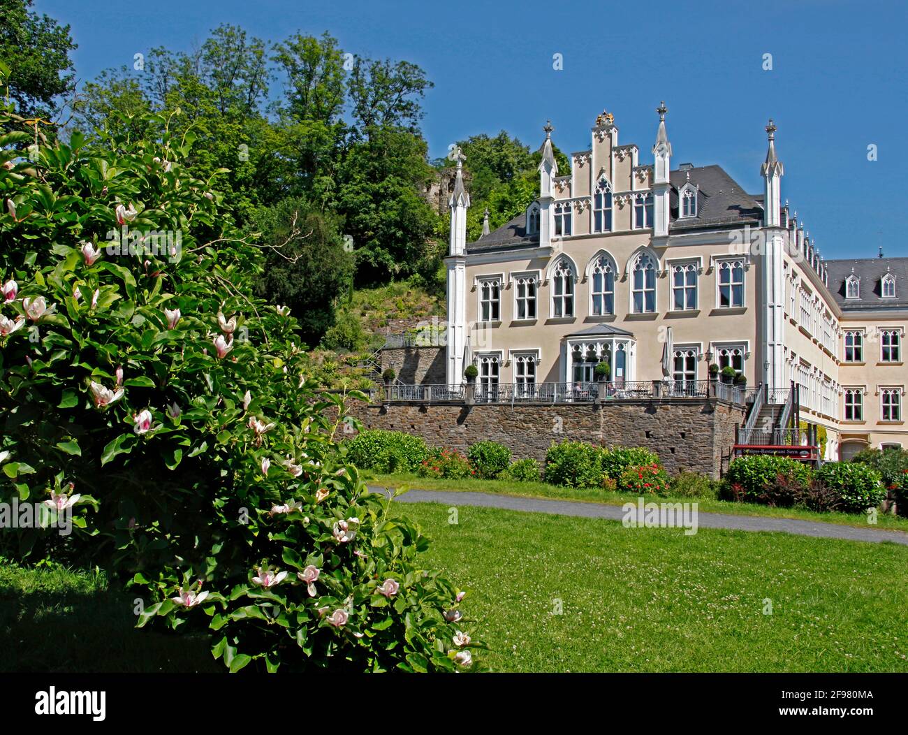 Sayn Castle, Mayen-Koblenz district, castle, origin in the 14th century ...