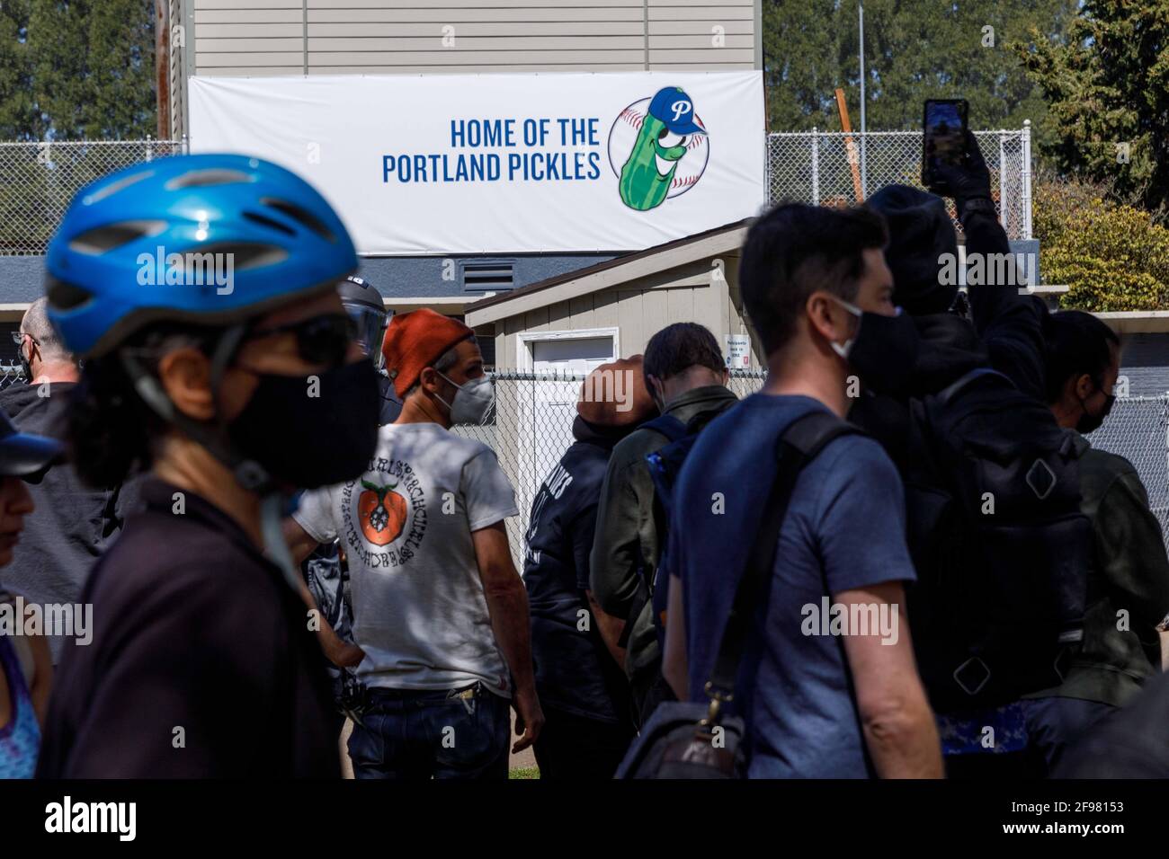 Portland, USA. 16th Apr, 2021. Lentz Park is the home of the Portland ...