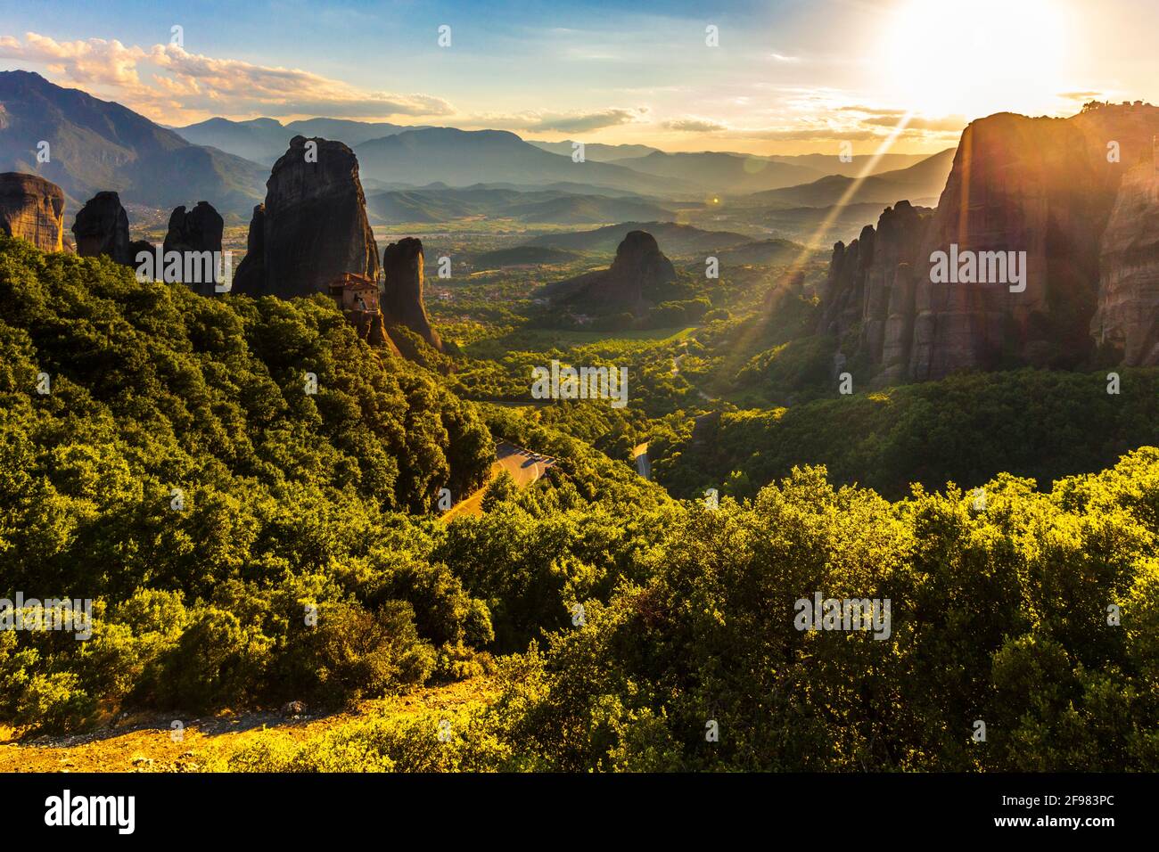 Meteora Monasteries - Thessaly, Greece Stock Photo - Alamy