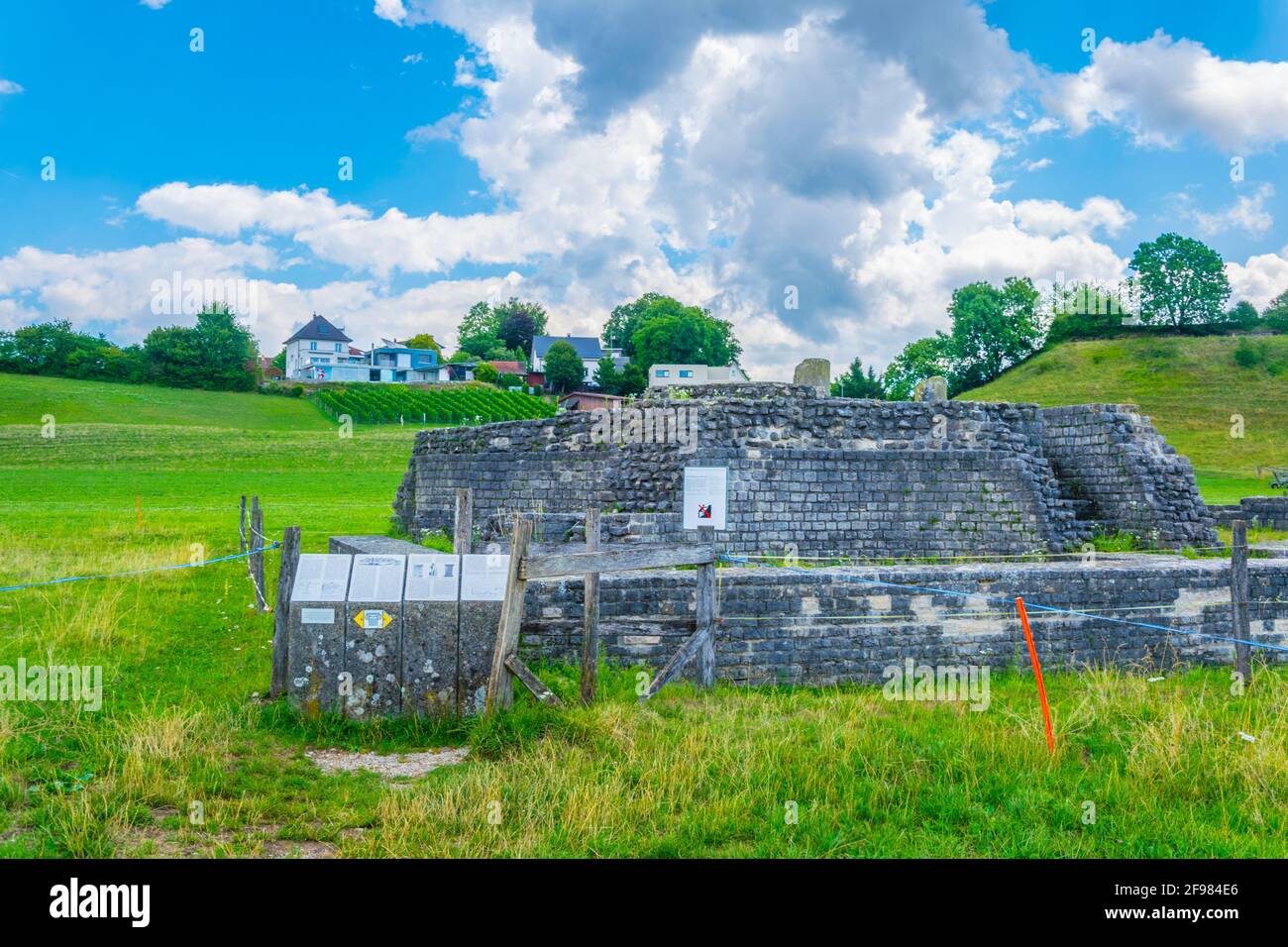 Ancient ruins of Augusta Raurica near Basel, Switzerland Stock Photo ...