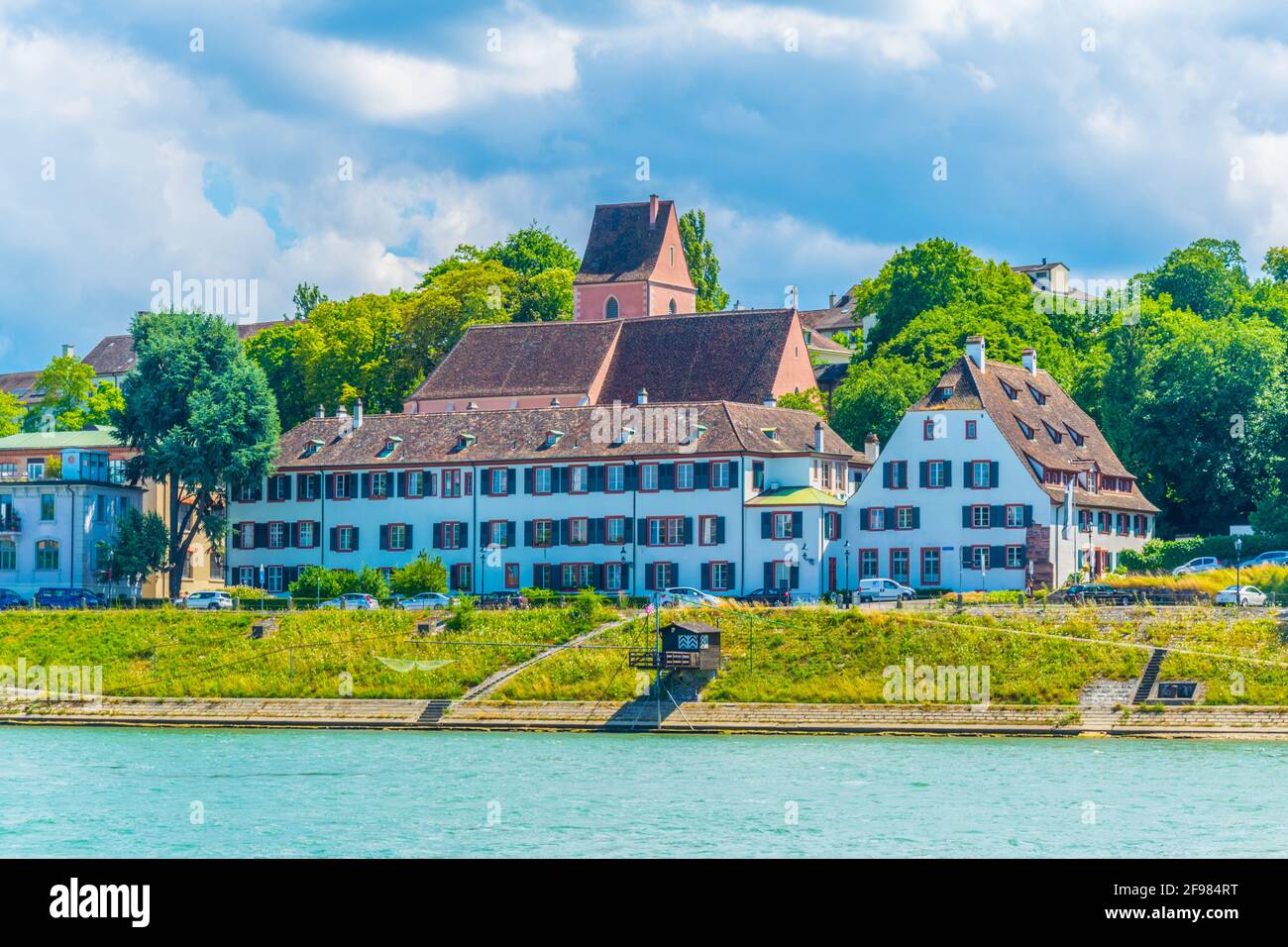 Rhine river bridge promenade basel hi-res stock photography and images ...