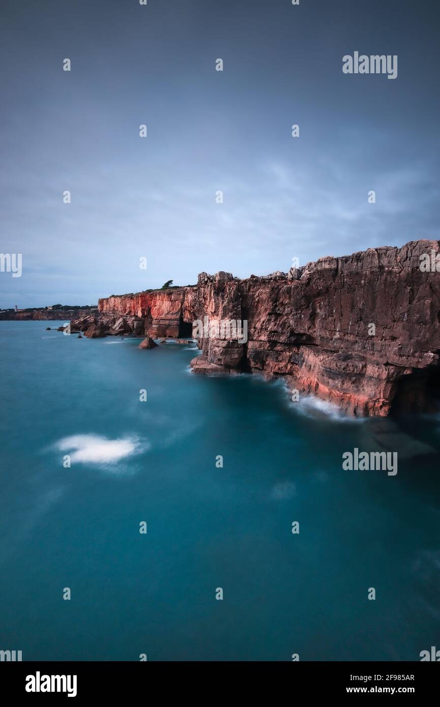 Panoramic view seashore cliffs hi-res stock photography and images - Alamy