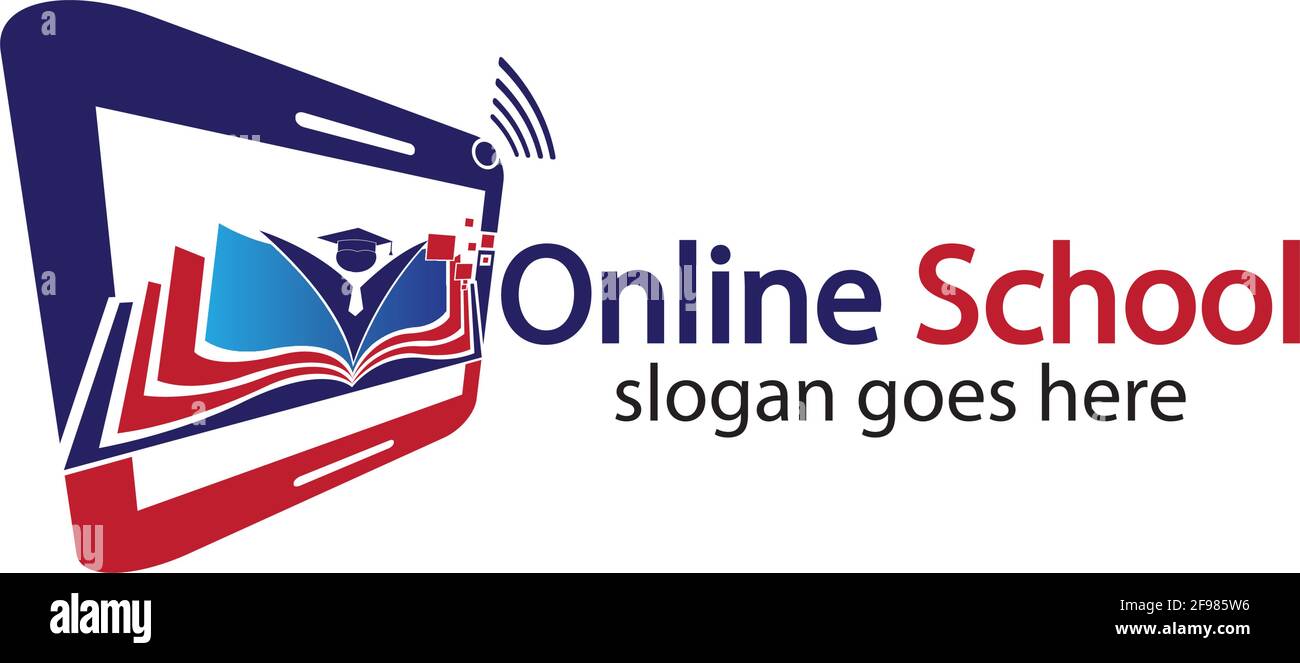 Online Education logo design template. Online course logo design ...