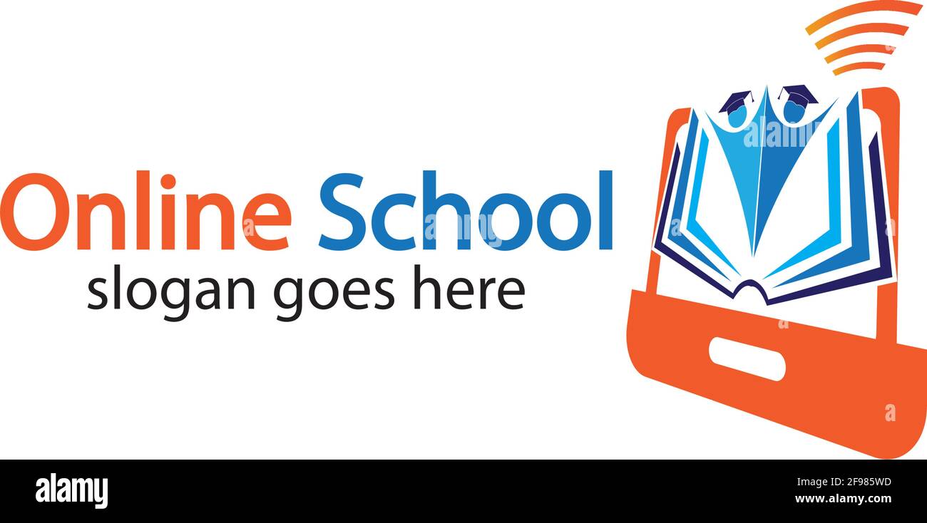 Online Education logo design template. Online course logo design ...