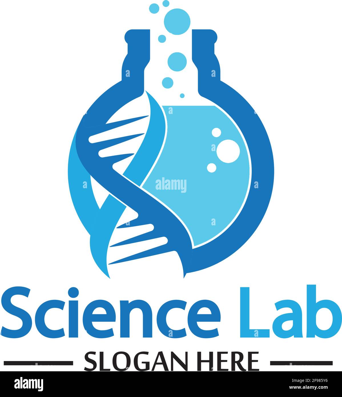 Science Lab logo.Laboratory Tube Logo Template Design Vector, Emblem ...