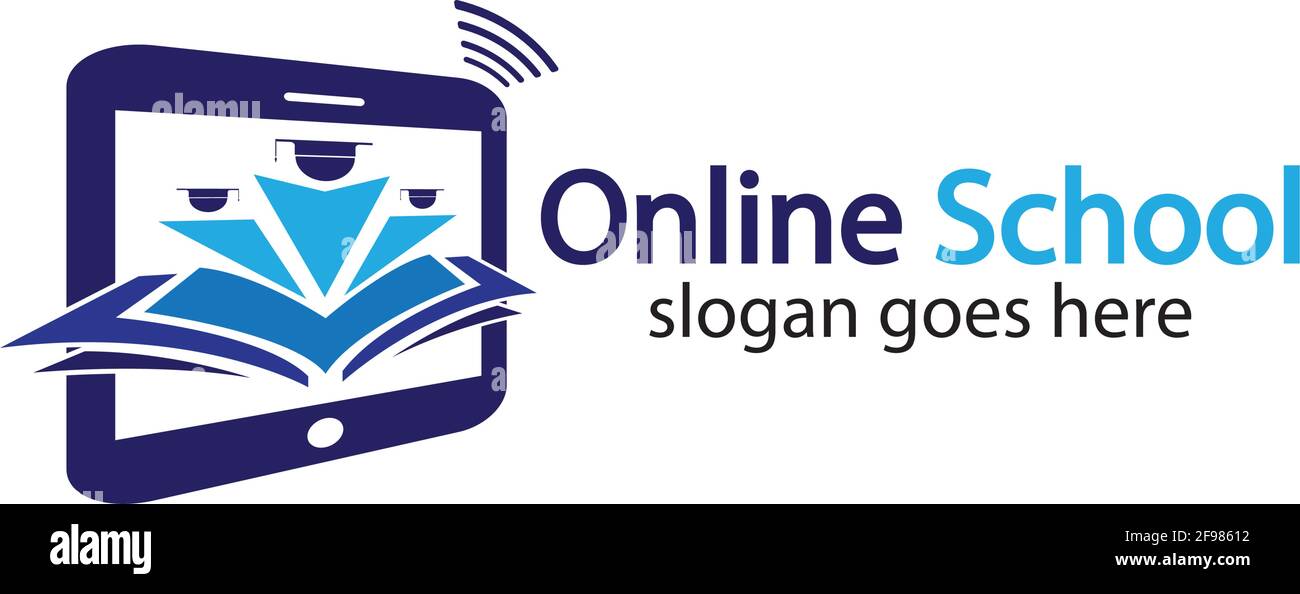 Online Education logo design template. Online course logo design ...