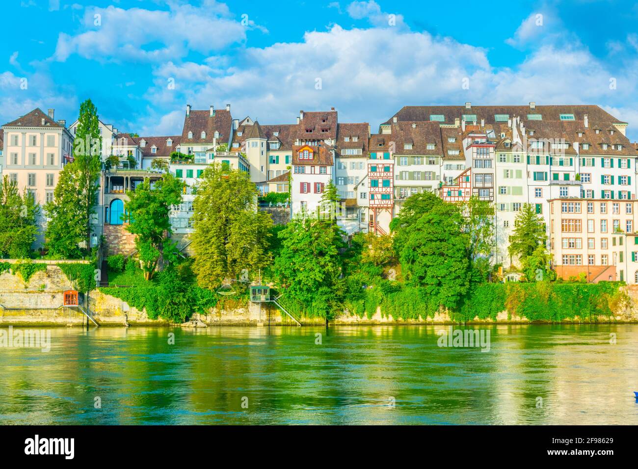 Rhine river bridge promenade basel hi-res stock photography and images ...