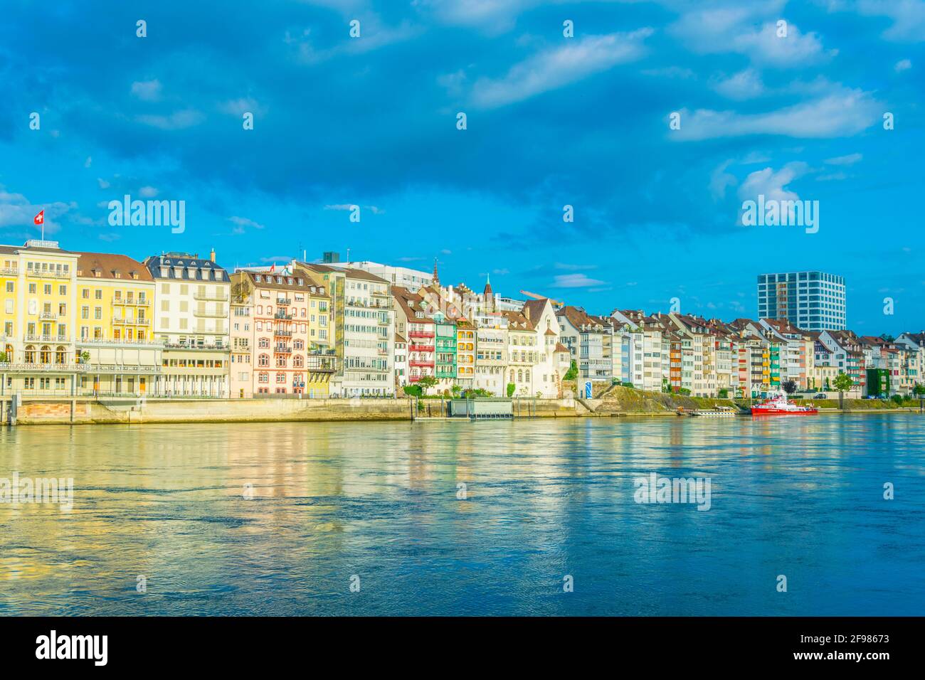 Rhine river bridge promenade basel hi-res stock photography and images ...