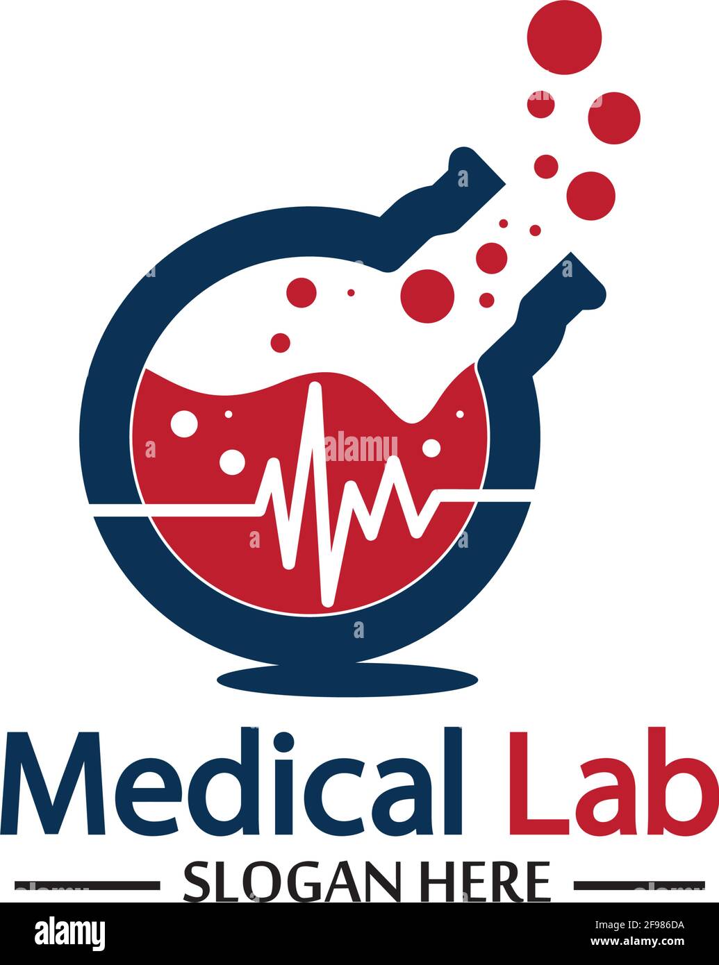 Medical Lab Logo Template Design Vector, Emblem, Design Concept ...