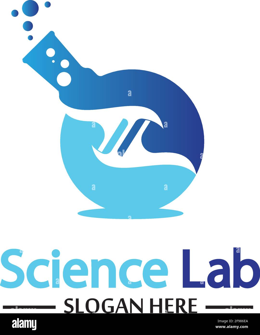 Science Lab logo.Laboratory Tube Logo Template Design Vector, Emblem ...