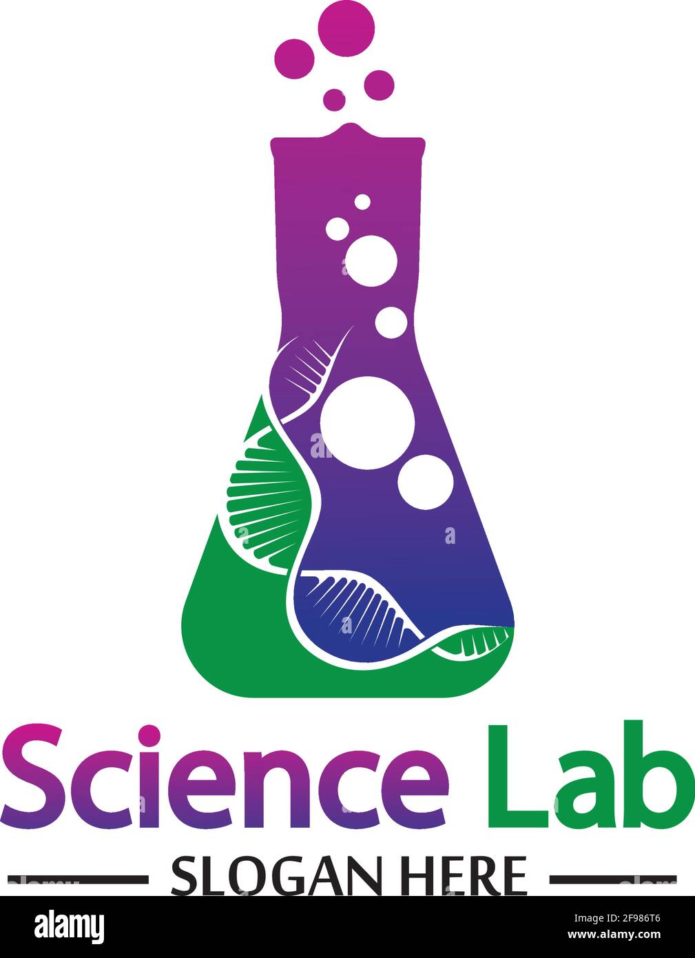 Science Lab logo.Laboratory Tube Logo Template Design Vector, Emblem ...