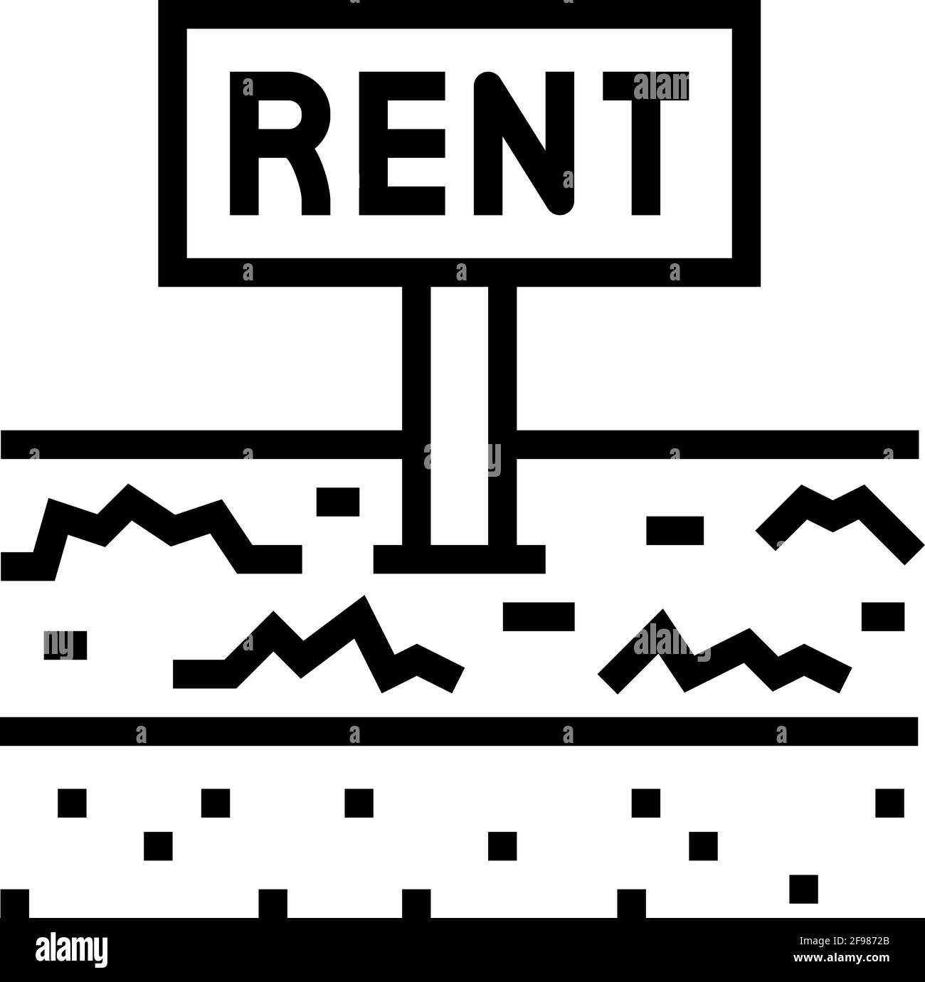 Rent land line icon Stock Vector Images - Alamy