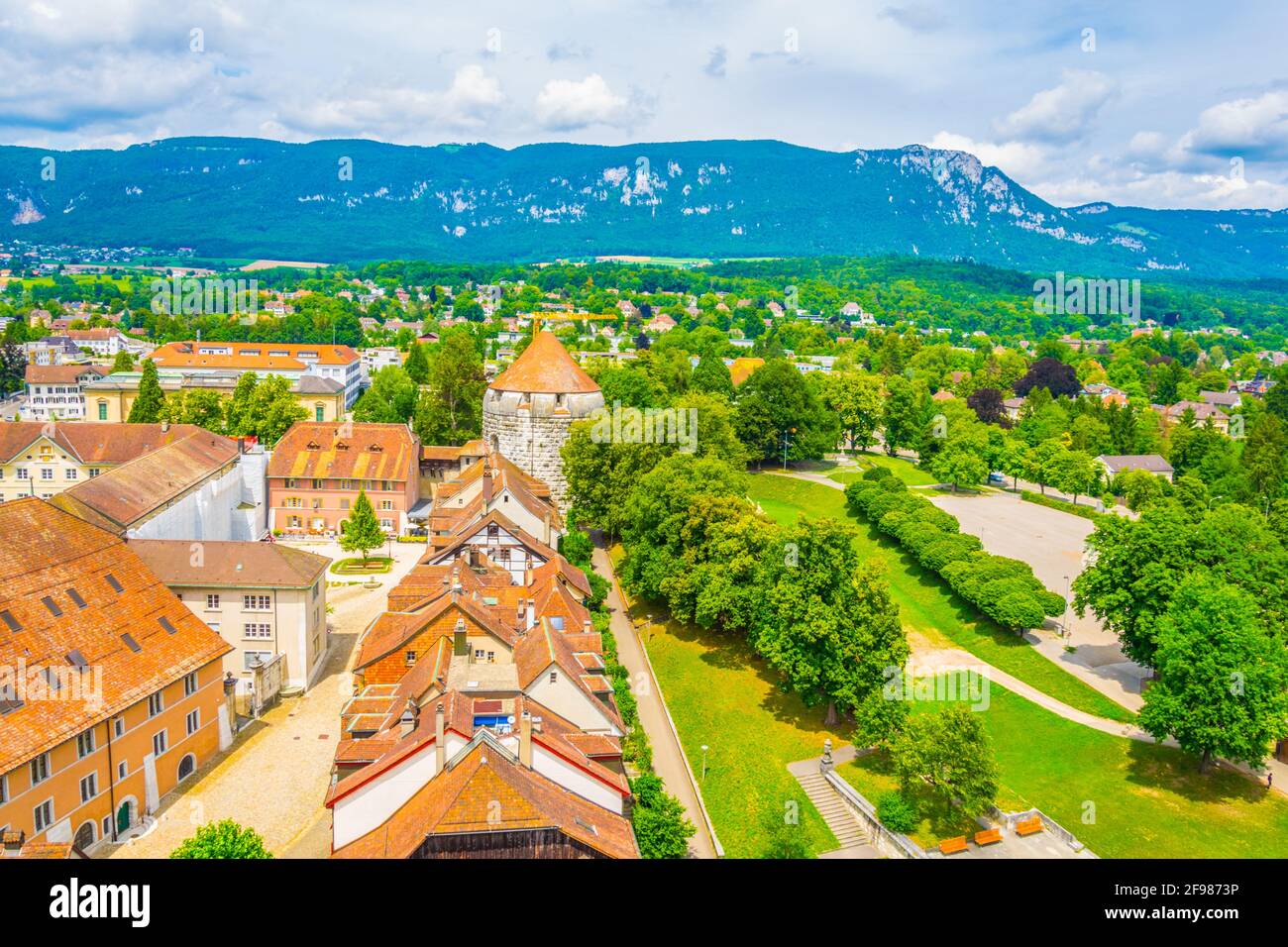 Aerial view of of Solothurn, Switzerland Stock Photo - Alamy