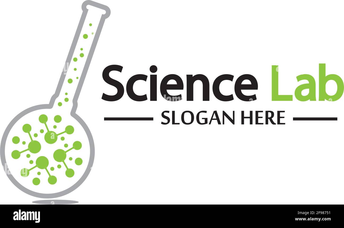 Science Lab logo.Laboratory Tube Logo Template Design Vector, Emblem ...