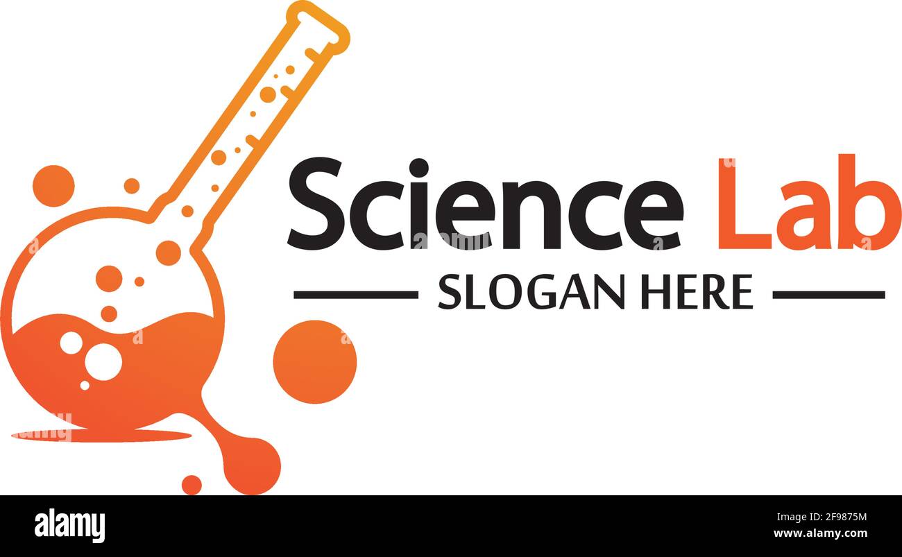 Science Lab logo.Laboratory Tube Logo Template Design Vector, Emblem ...