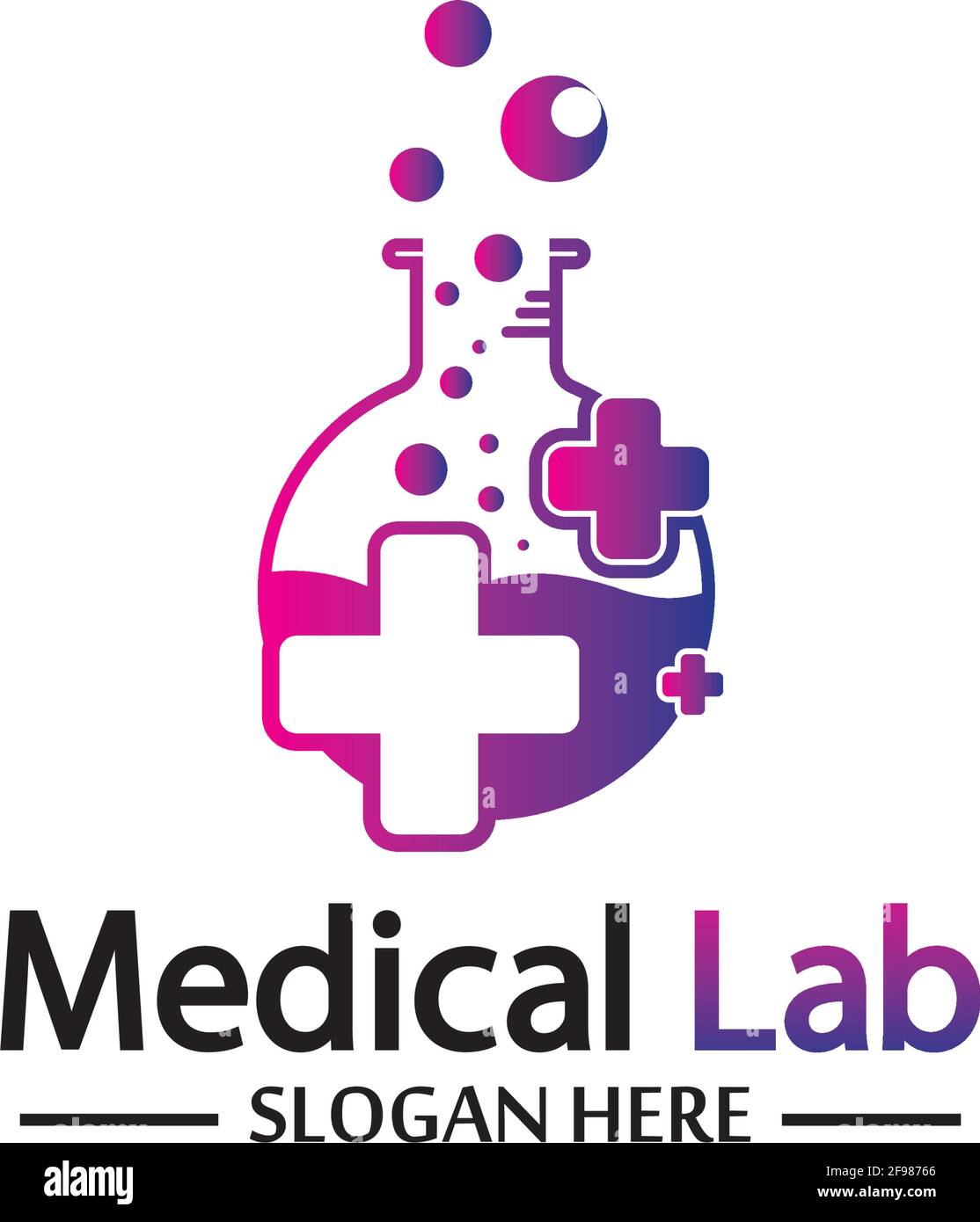 Medical Lab Logo Template Design Vector, Emblem, Design Concept ...