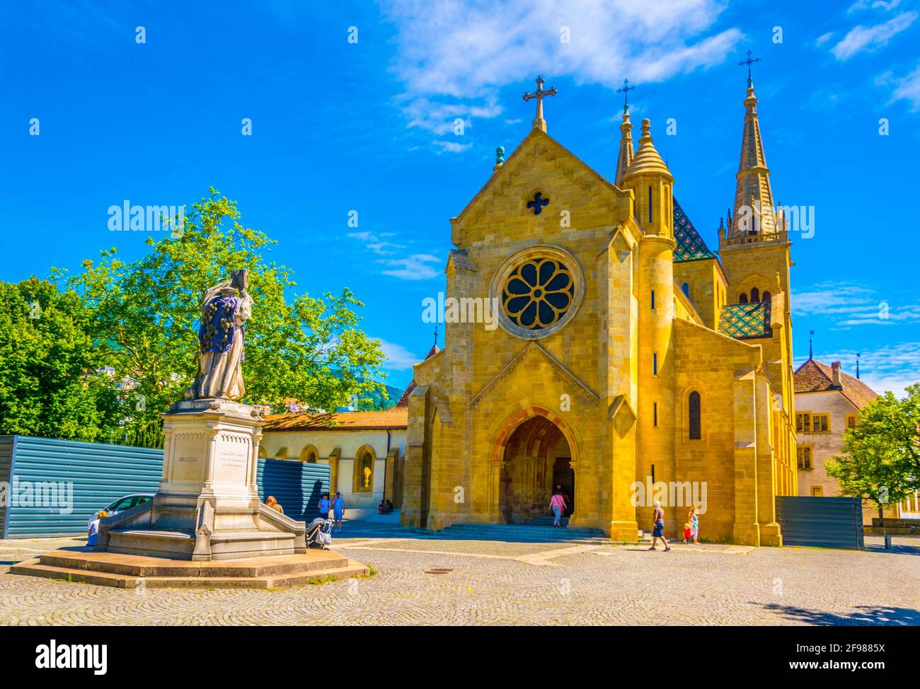 Collegiate church neuchatel hi-res stock photography and images - Alamy