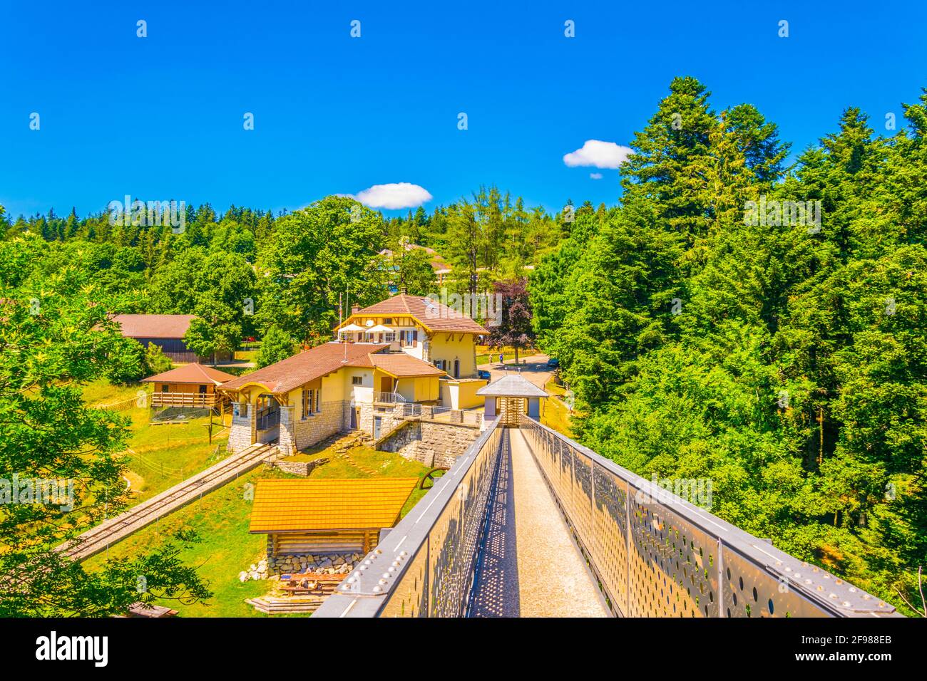Chaumont viewpoint at Neuchatel, Switzerland Stock Photo - Alamy