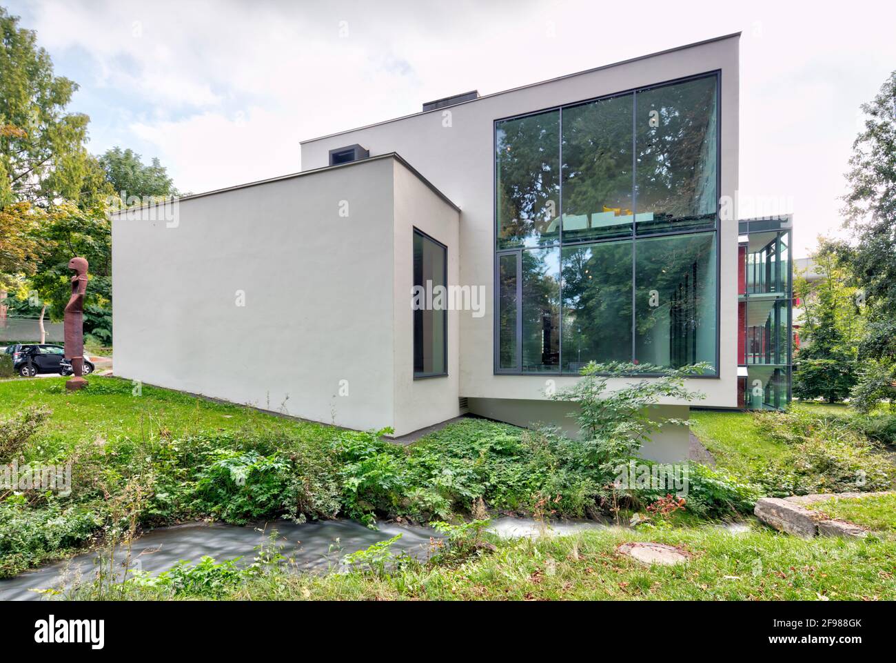 Museum, Lothar Fischer, house facade, old town, architecture, autumn ...