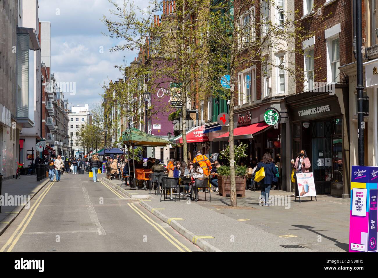 St christophers place london w1 hi-res stock photography and images - Alamy