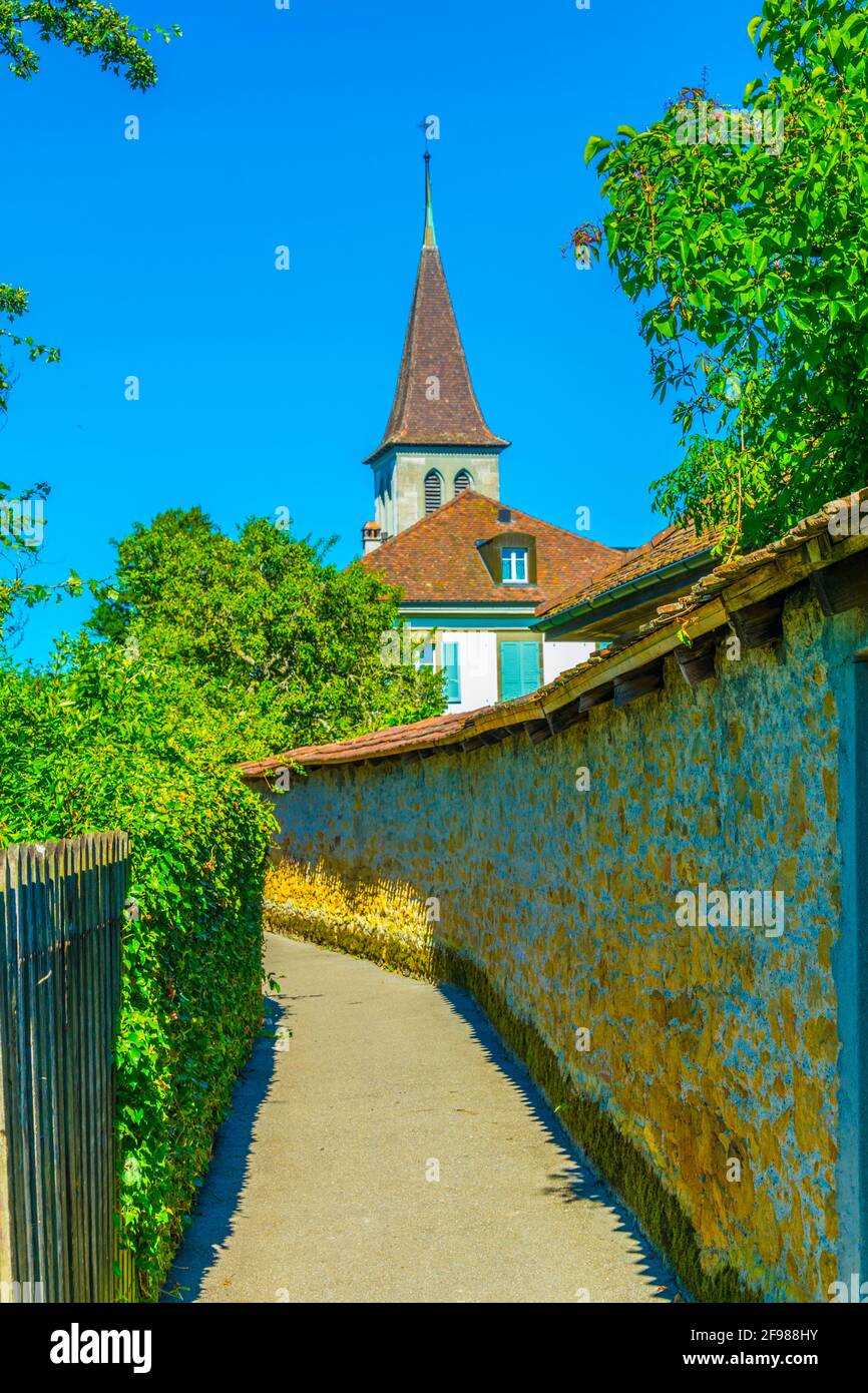 City gate murten switzerland hi-res stock photography and images - Alamy