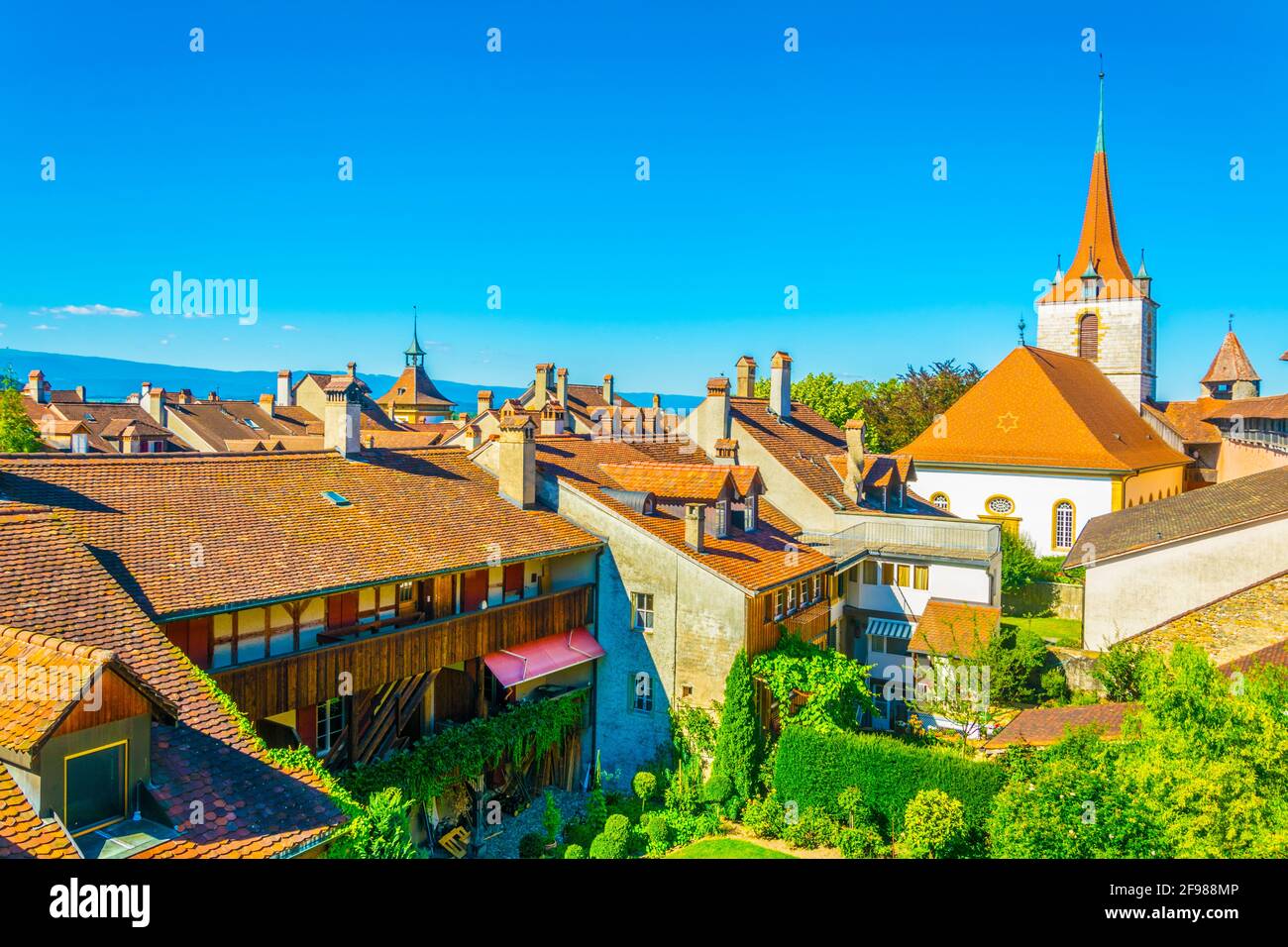 Murten skyline hi-res stock photography and images - Alamy
