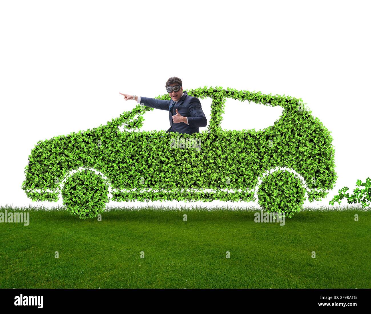 The concept of clean fuel and eco friendly cars Stock Photo - Alamy