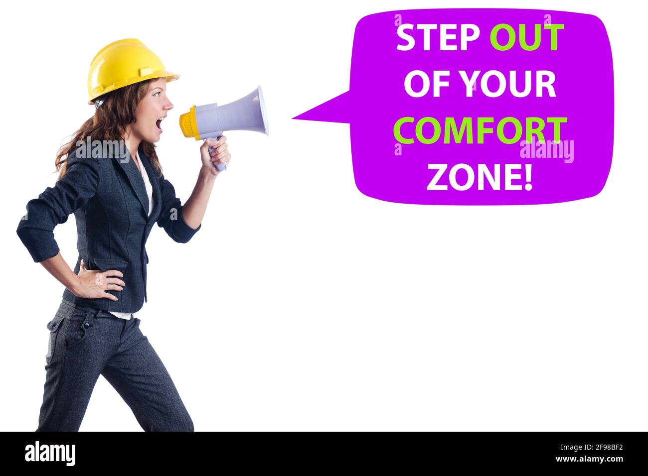 Get out of your comfort zone Cut Out Stock Images & Pictures - Alamy