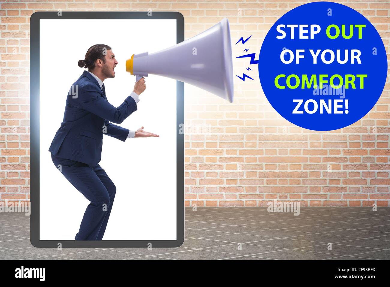 Megaphone risk management hi-res stock photography and images - Alamy