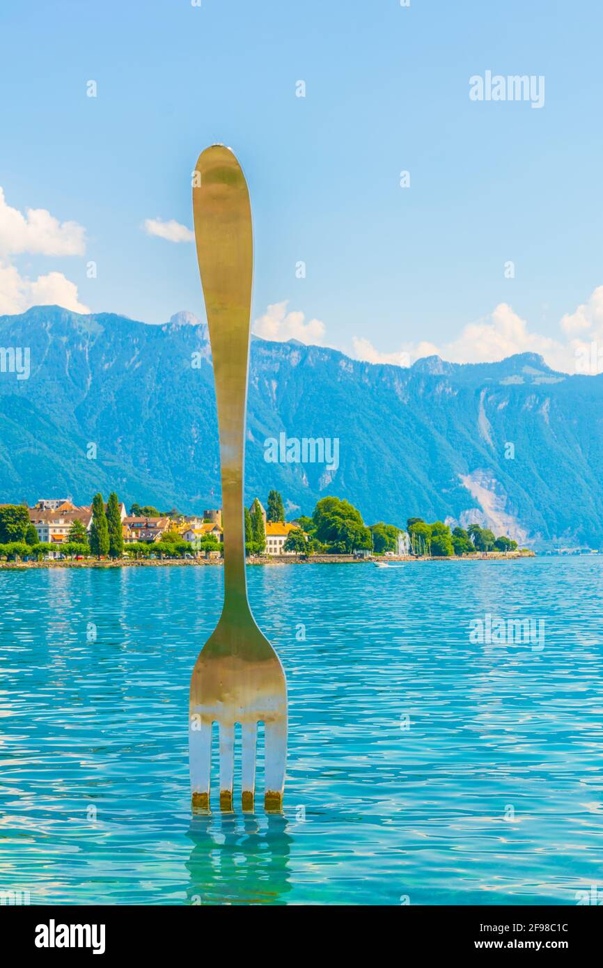 Giant steel fork in water hi-res stock photography and images - Alamy