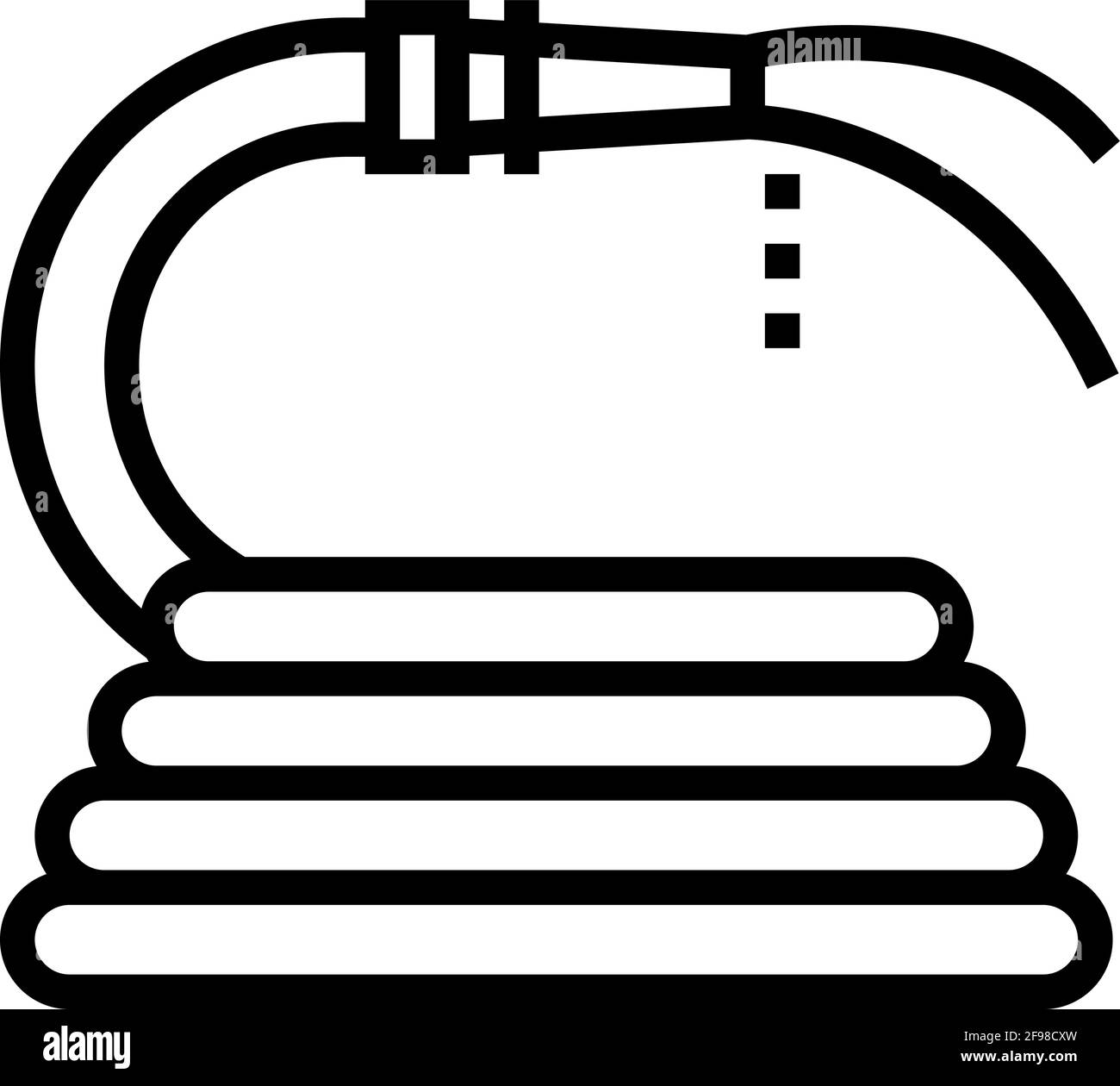 pouring from hose water line icon vector illustration Stock Vector ...