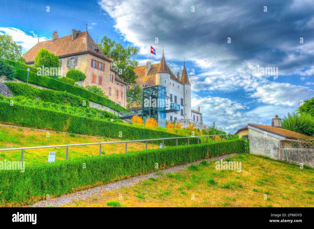 Chateau de nyon castle hi-res stock photography and images - Alamy