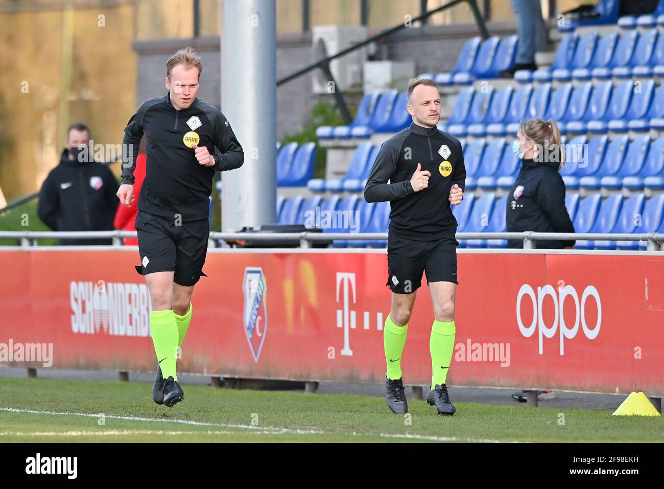 UTRECHT, NETHERLANDS - APRIL 16: assistant referee Frans Ozinga ...