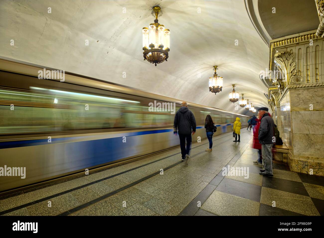 Metro station prospekt mira hi-res stock photography and images - Alamy