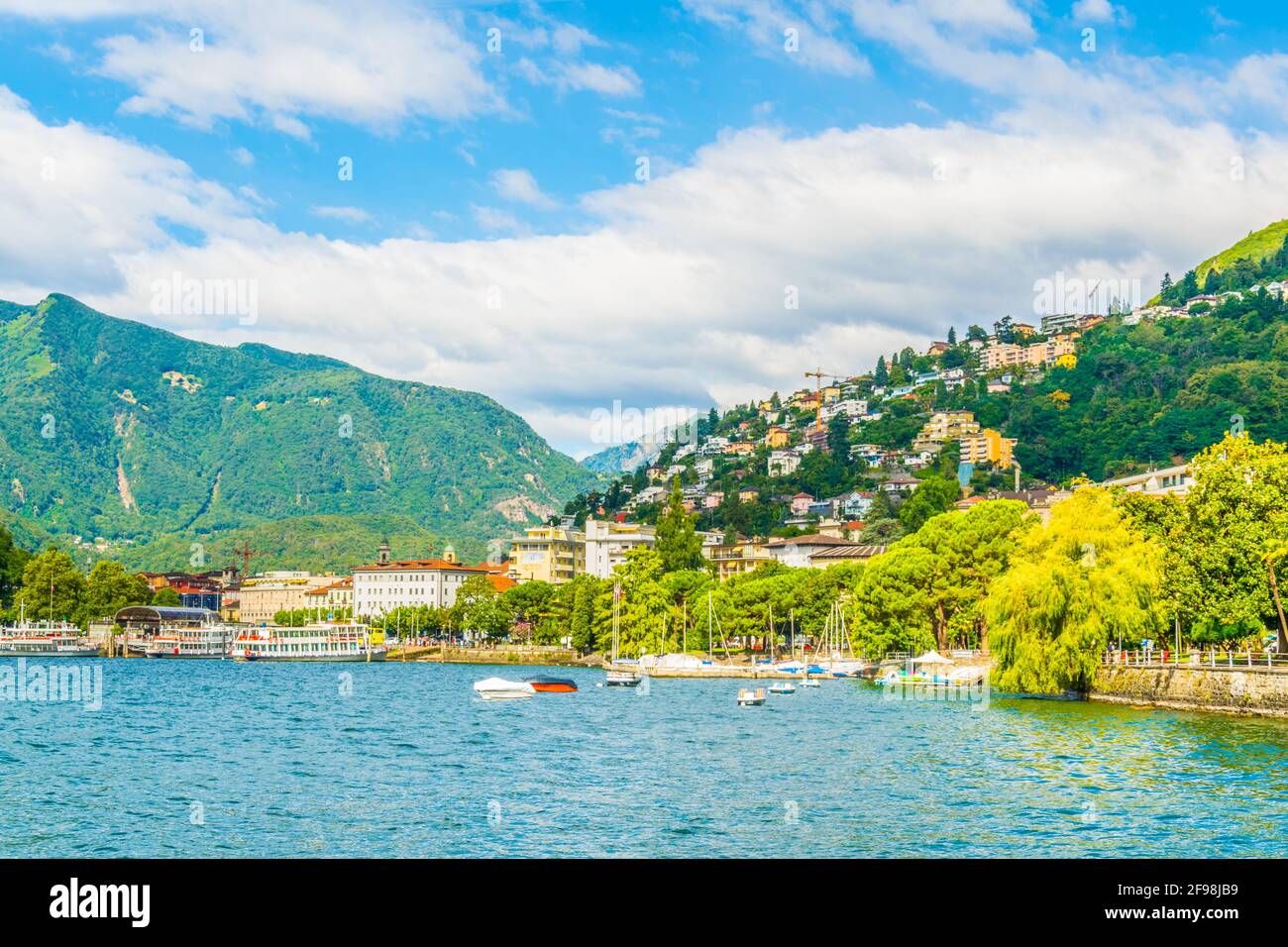 Lakeside view of Locarno, Switzerland Stock Photo - Alamy