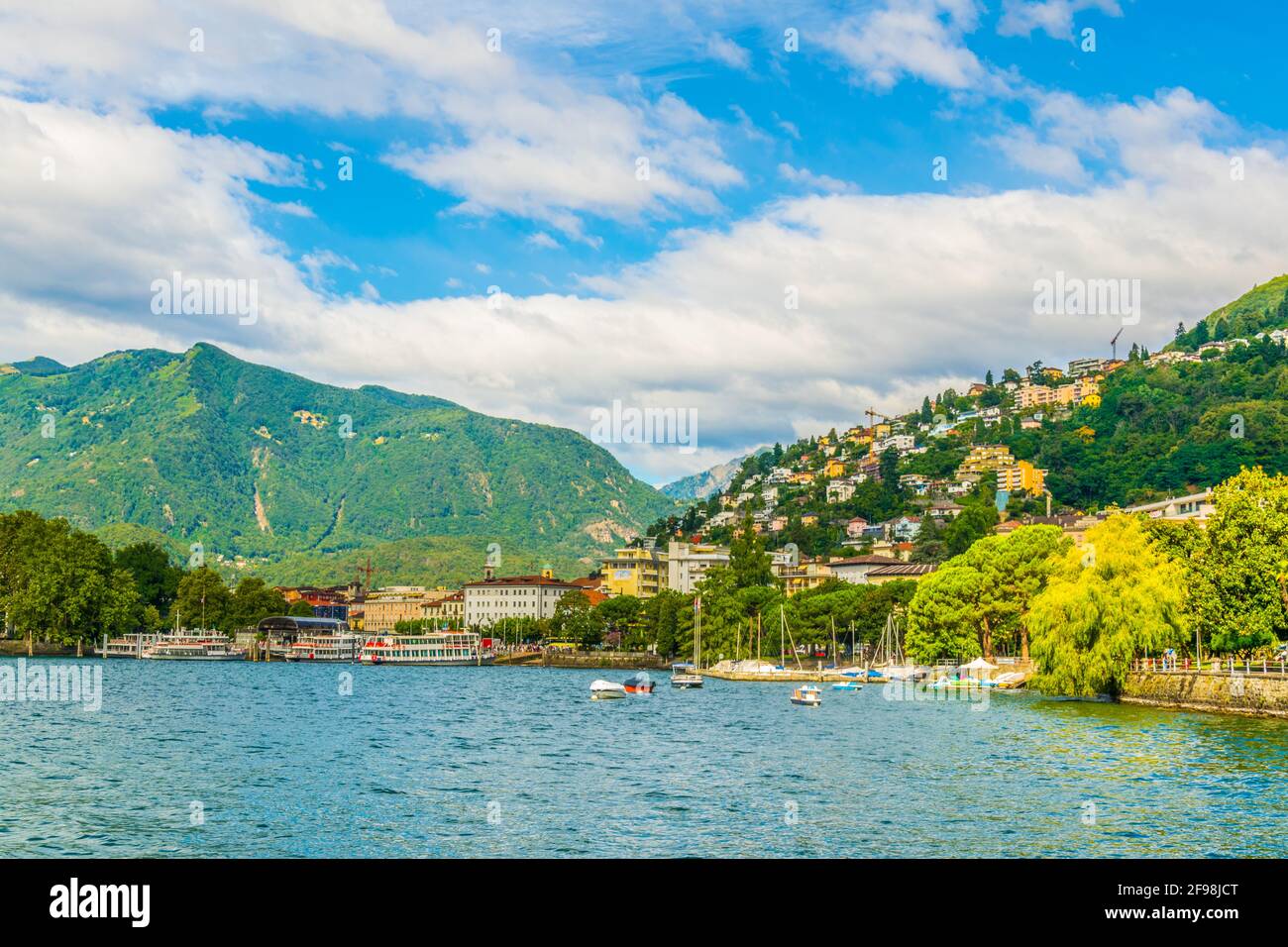Lakeside view of Locarno, Switzerland Stock Photo - Alamy