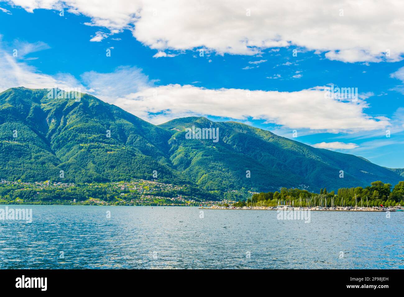Locarno harbor lake city hi-res stock photography and images - Alamy