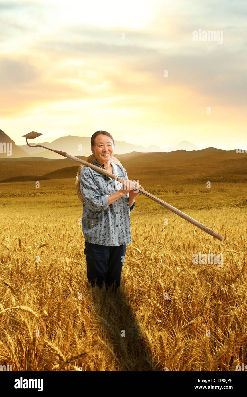 In the catcher in the labor of farmers Stock Photo - Alamy