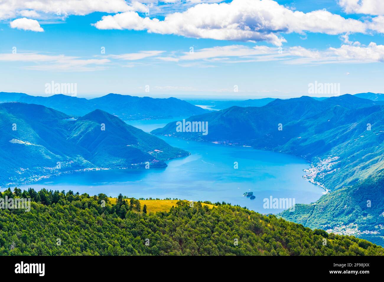 Aerial view of Locarno and Lago Maggiore in Switzerland Stock Photo - Alamy