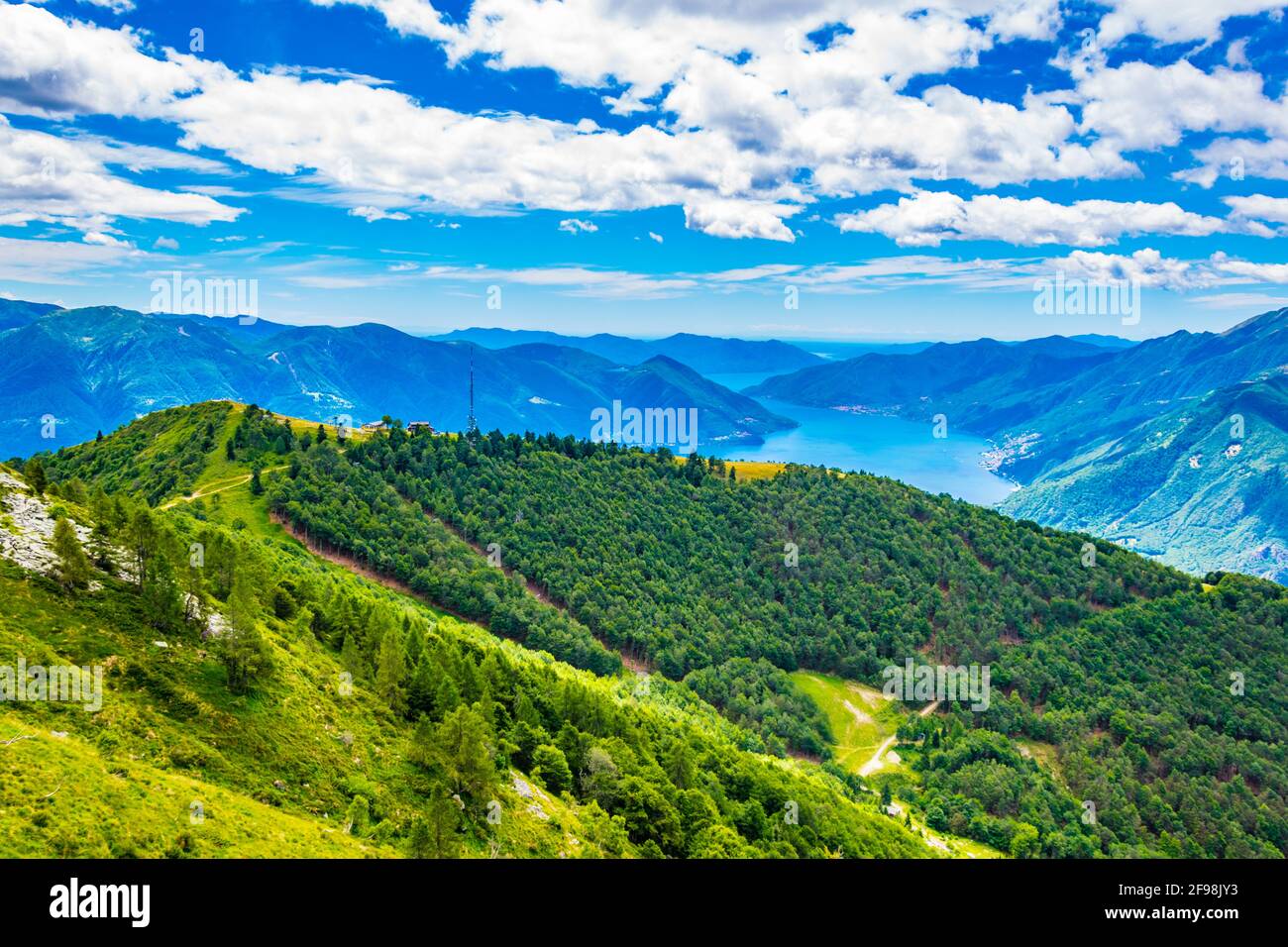 Cardada mountain in Switzerland Stock Photo - Alamy