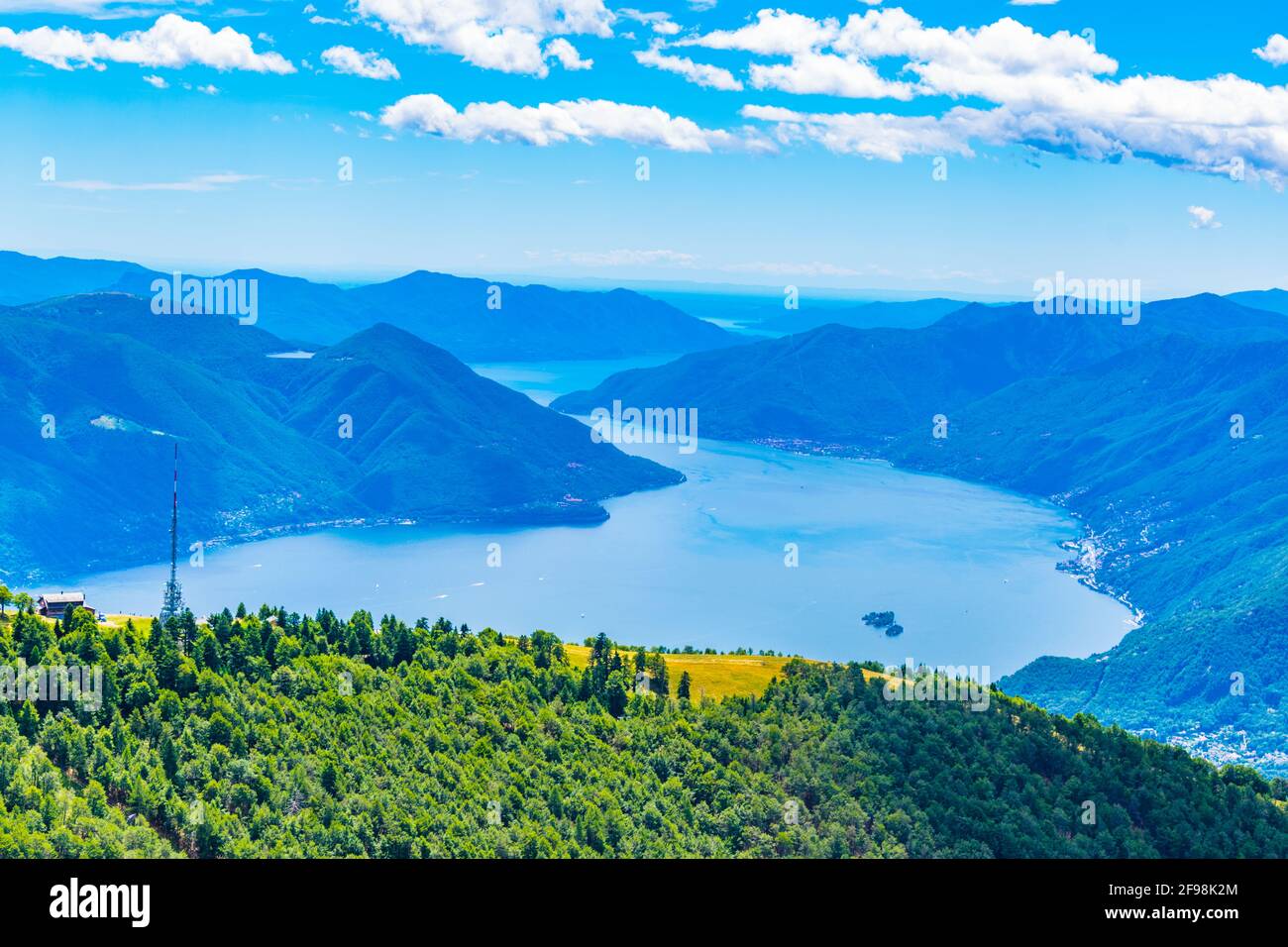 Aerial view of Locarno and Lago Maggiore in Switzerland Stock Photo - Alamy