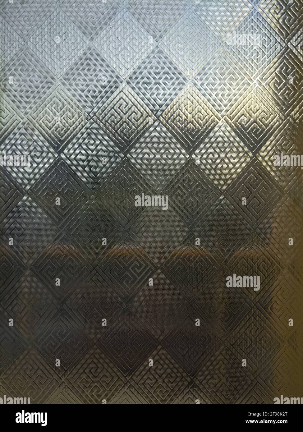 Vertical shot of a glass window with patterns on a door Stock Photo - Alamy
